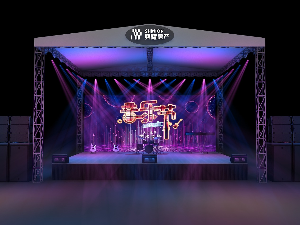 音乐节舞美_phsy-站酷ZCOOL