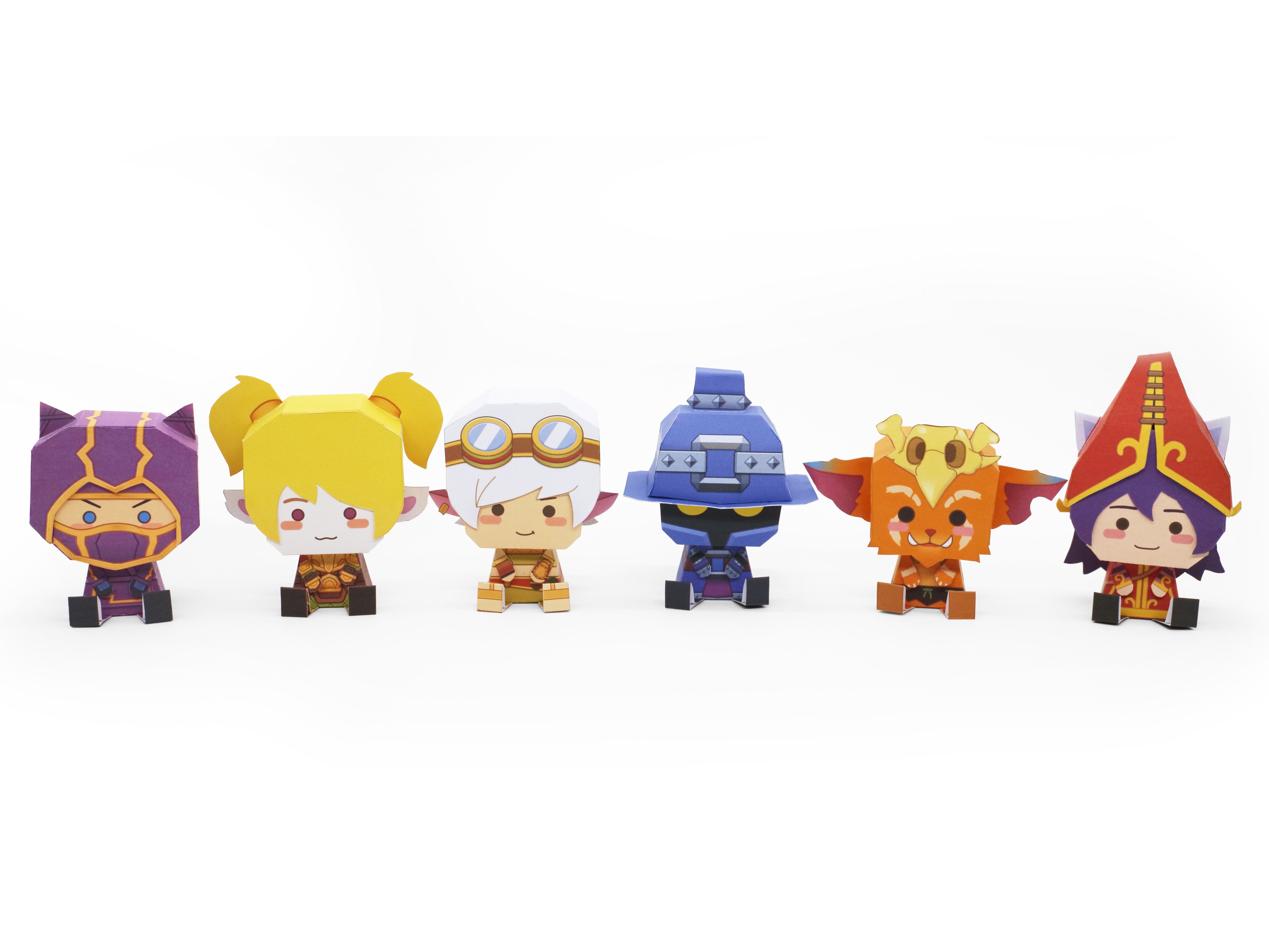 英雄联盟_约德尔人_纸模型设计_纸模设计师JENTC-站酷ZCOOL