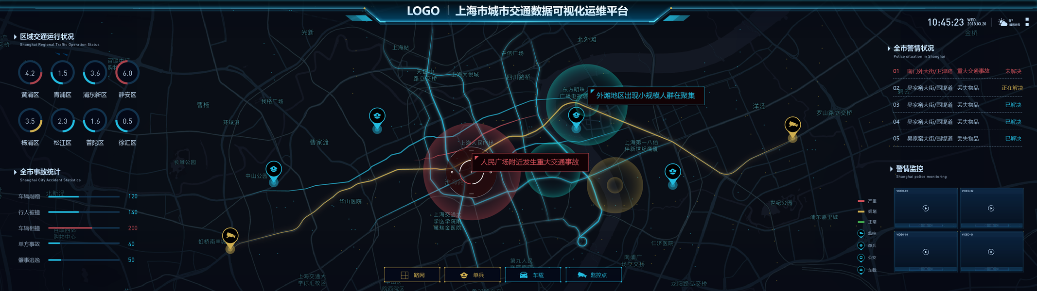 可视化大屏-二维GIS交通大数据_创意设计作品图片素材-站酷ZCOOL
