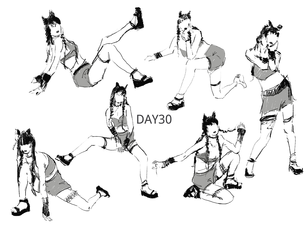 #速写60天挑战赛# DAY30@速写班长 _DK0i-站酷ZCOOL