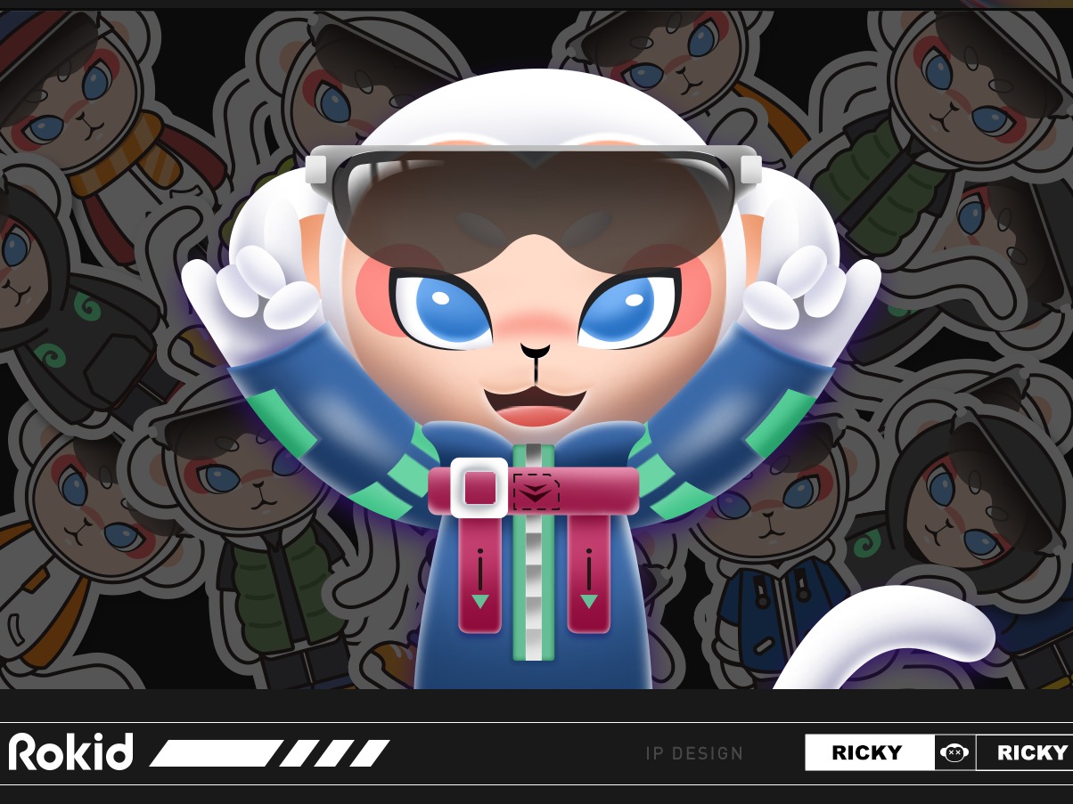 Rokid Air IP-Ricky（瑞奇）_平子有点瞌睡-站酷ZCOOL