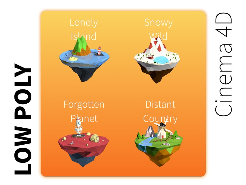 Low Poly场景设计_Waythen-站酷ZCOOL