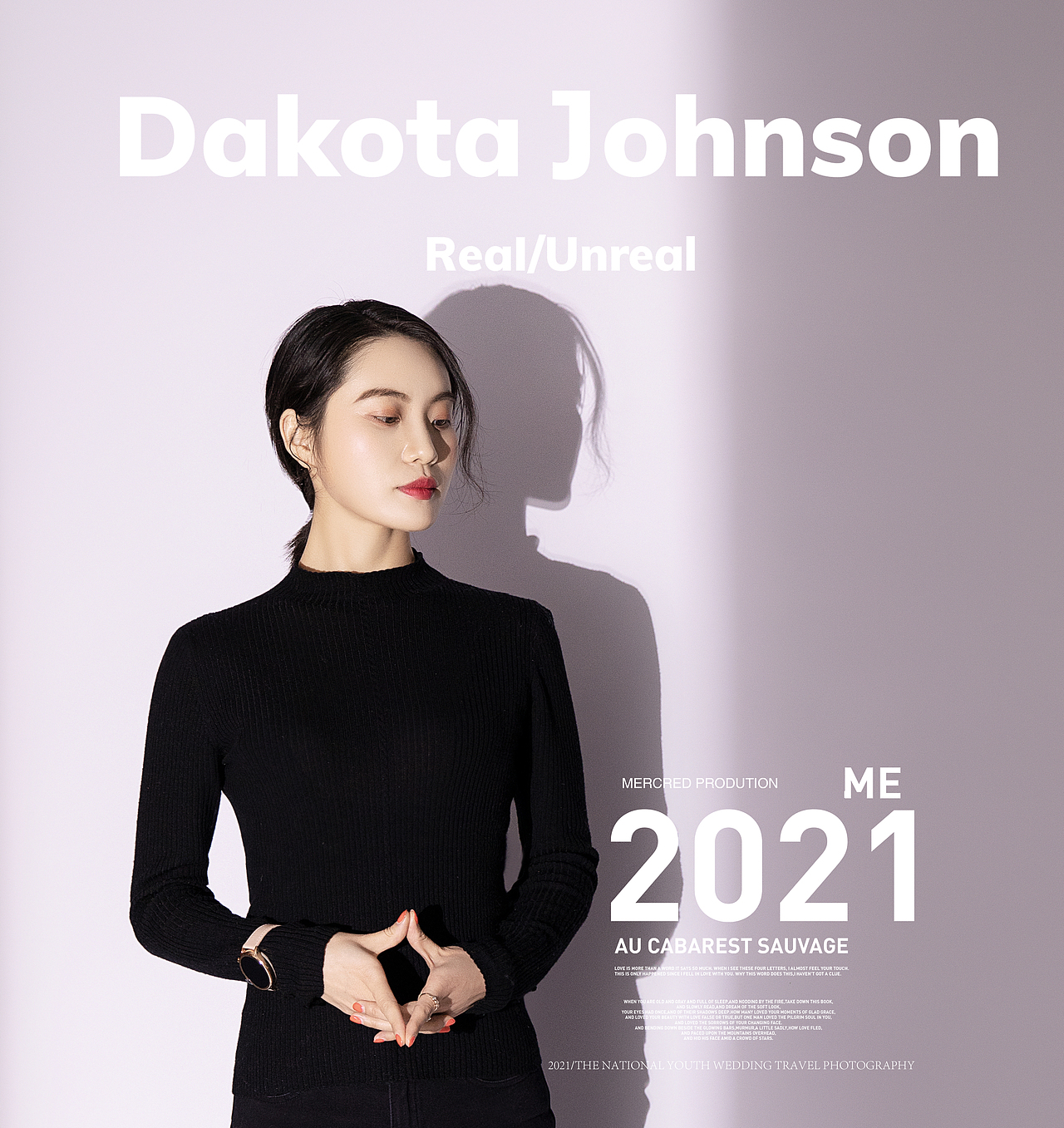 底子好，拍的就好看，最爱黑色毛线衣！_修图9527-站酷ZCOOL