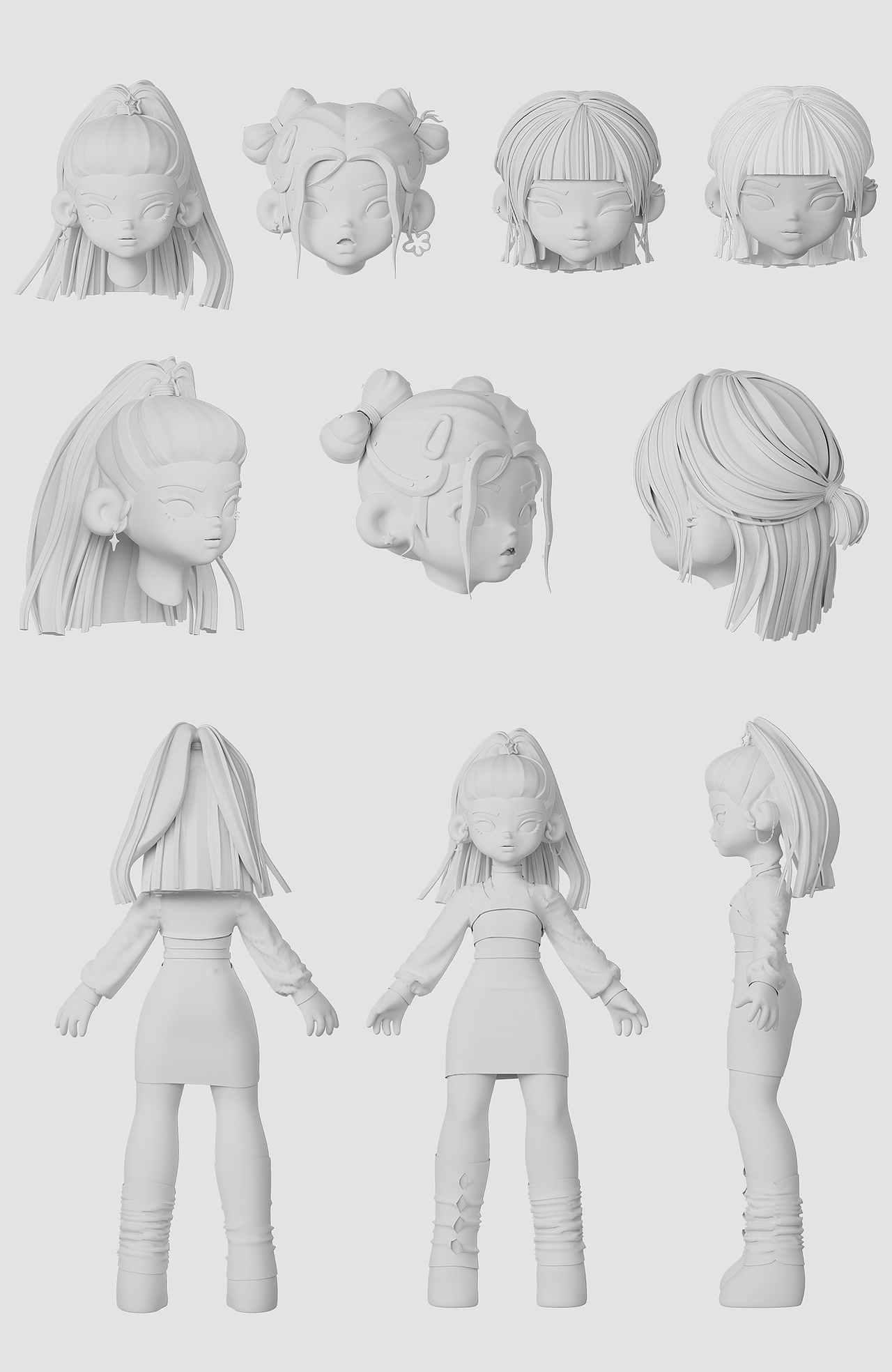 【DEBUT】——个人IP女团LIVE NOW设定_羊仔chiiiyo-站酷ZCOOL