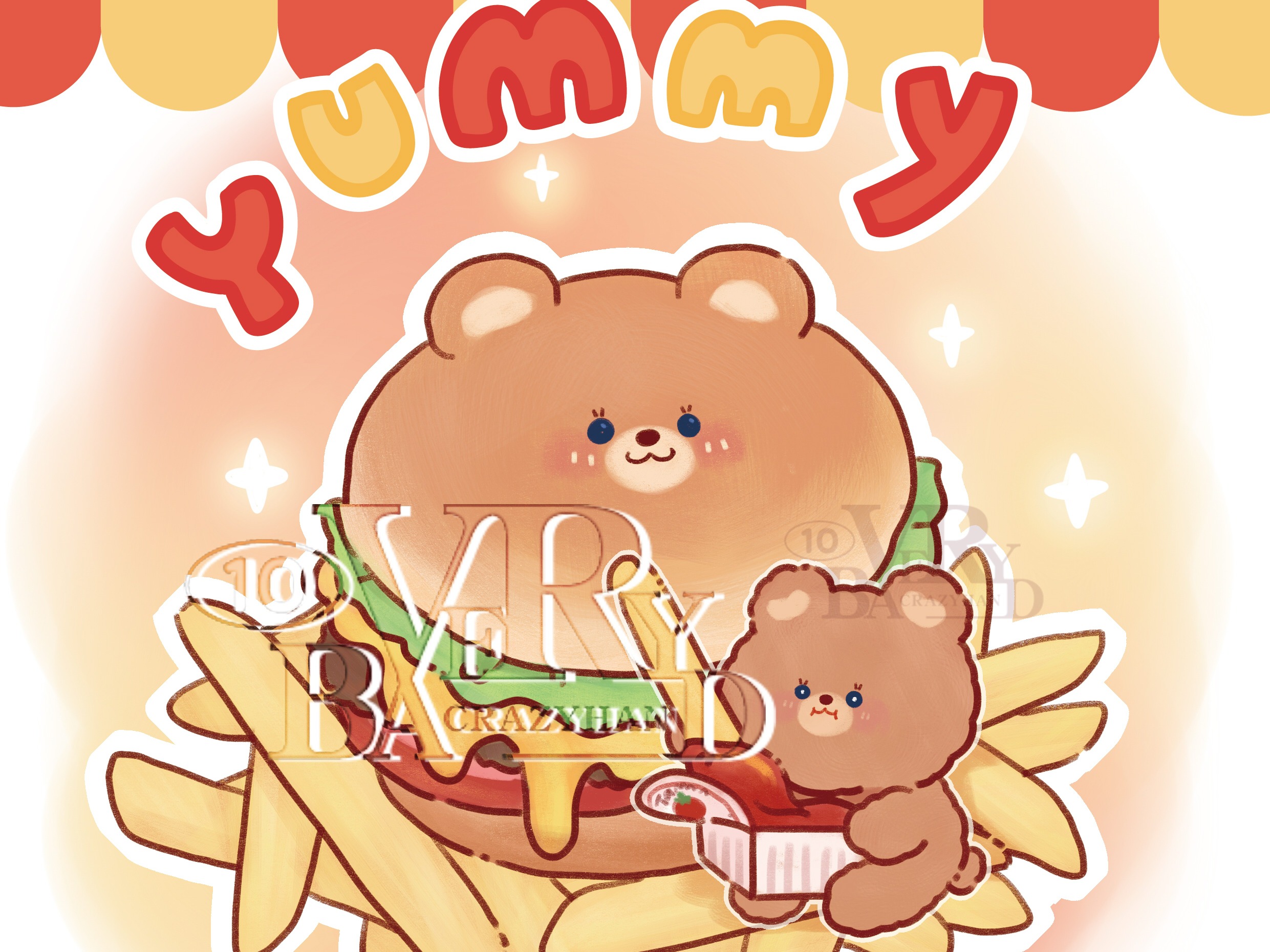 Choco Bear_画技有限-站酷ZCOOL