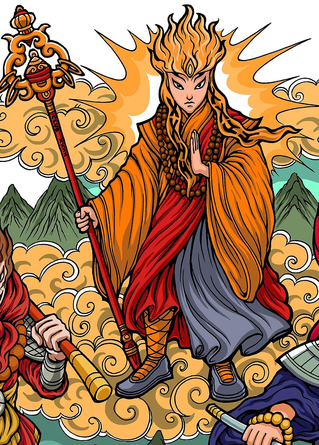 我与潮牌“club xxhh”合作的几款服装图案_傅淳强-站酷ZCOOL