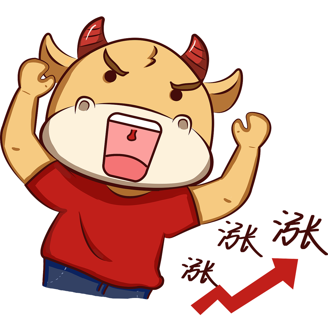 牛ip形象设定+表情包_sunjoan-站酷ZCOOL