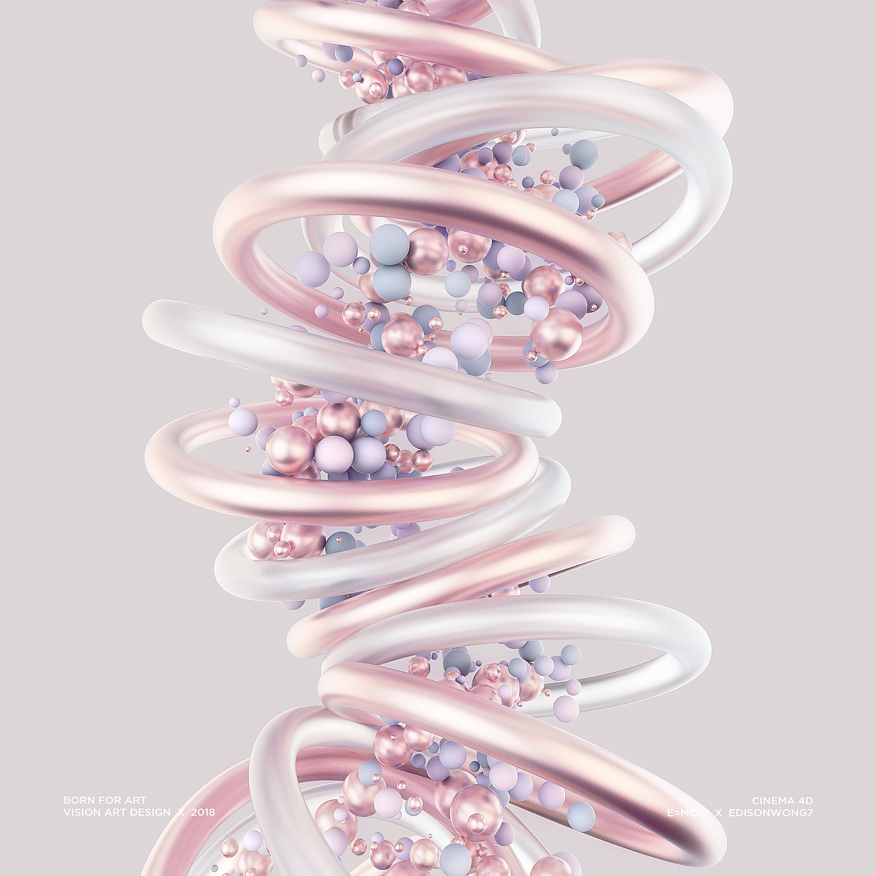 E=MC^2 | C4D.Material_Edisonwong7-站酷ZCOOL