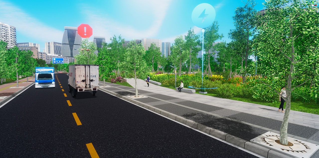 U3D与UE4 动景GIS视频融合项目 效果对比_天擎火-站酷ZCOOL