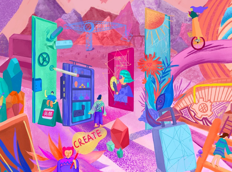 Landing Guy_呦呦二-站酷ZCOOL