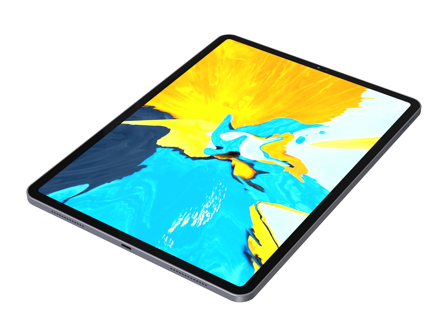 ipad air、ipad pro 3D模型 犀牛建模 keyshot渲染_198精品3D模型-站酷ZCOOL