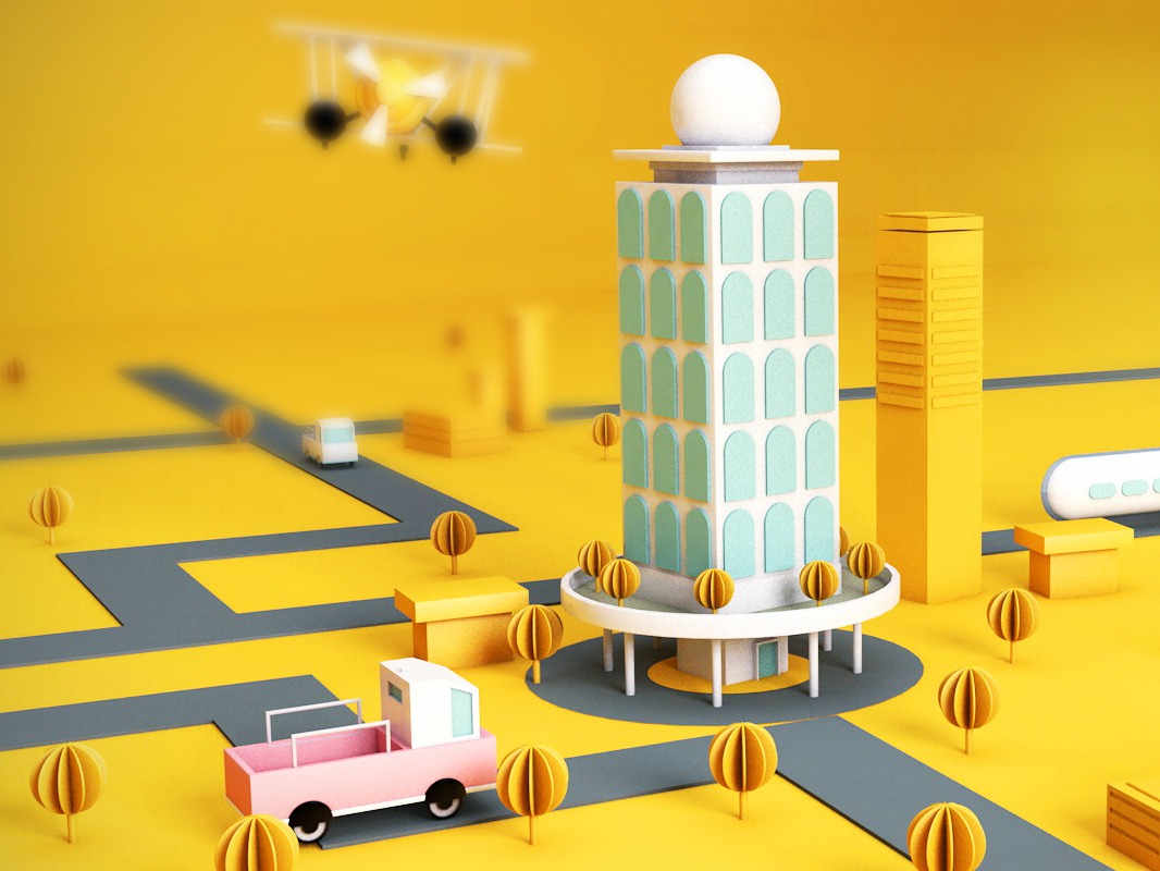 c4d_指北针啊-站酷ZCOOL