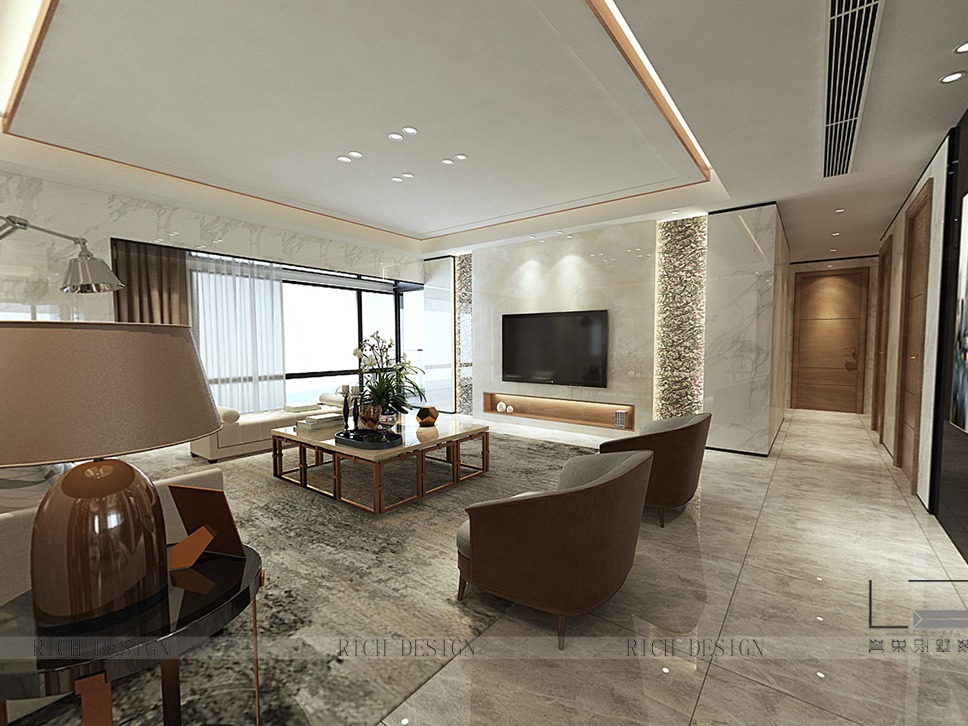 香山美墅现代风格_誉巢别墅装饰-站酷ZCOOL