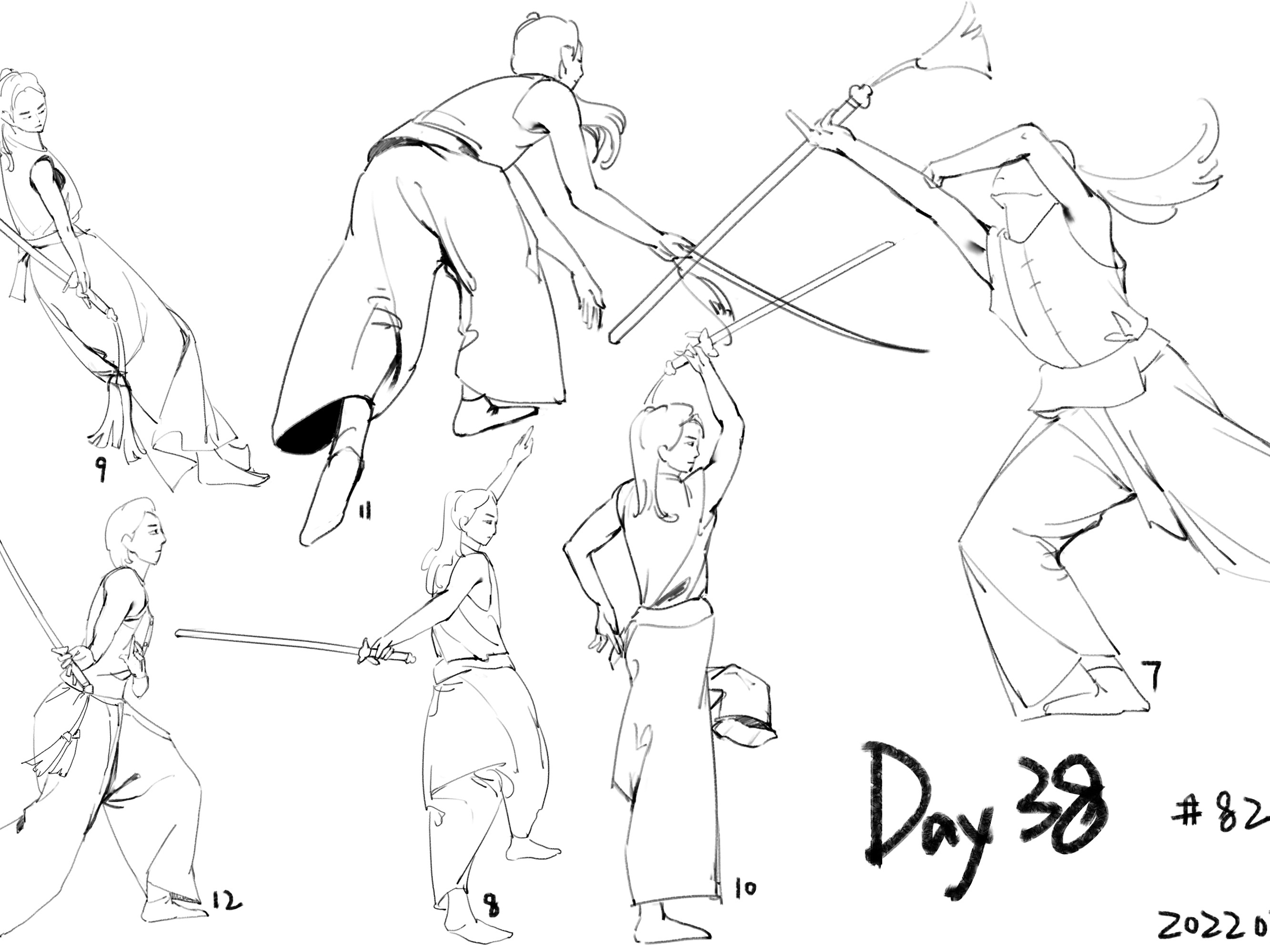 #速写60天挑战赛# Day38 @速写班长_立羽A-站酷ZCOOL