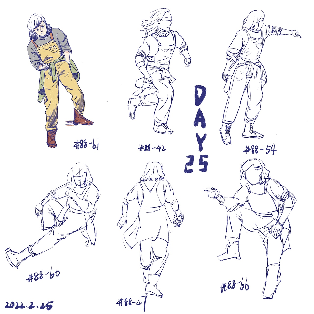 #速写60天挑战赛# day25@速写班长 _临满-站酷ZCOOL