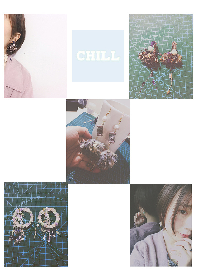 最近手作~ 粘土 耳环~ 手工~_hanawa花轮-站酷ZCOOL