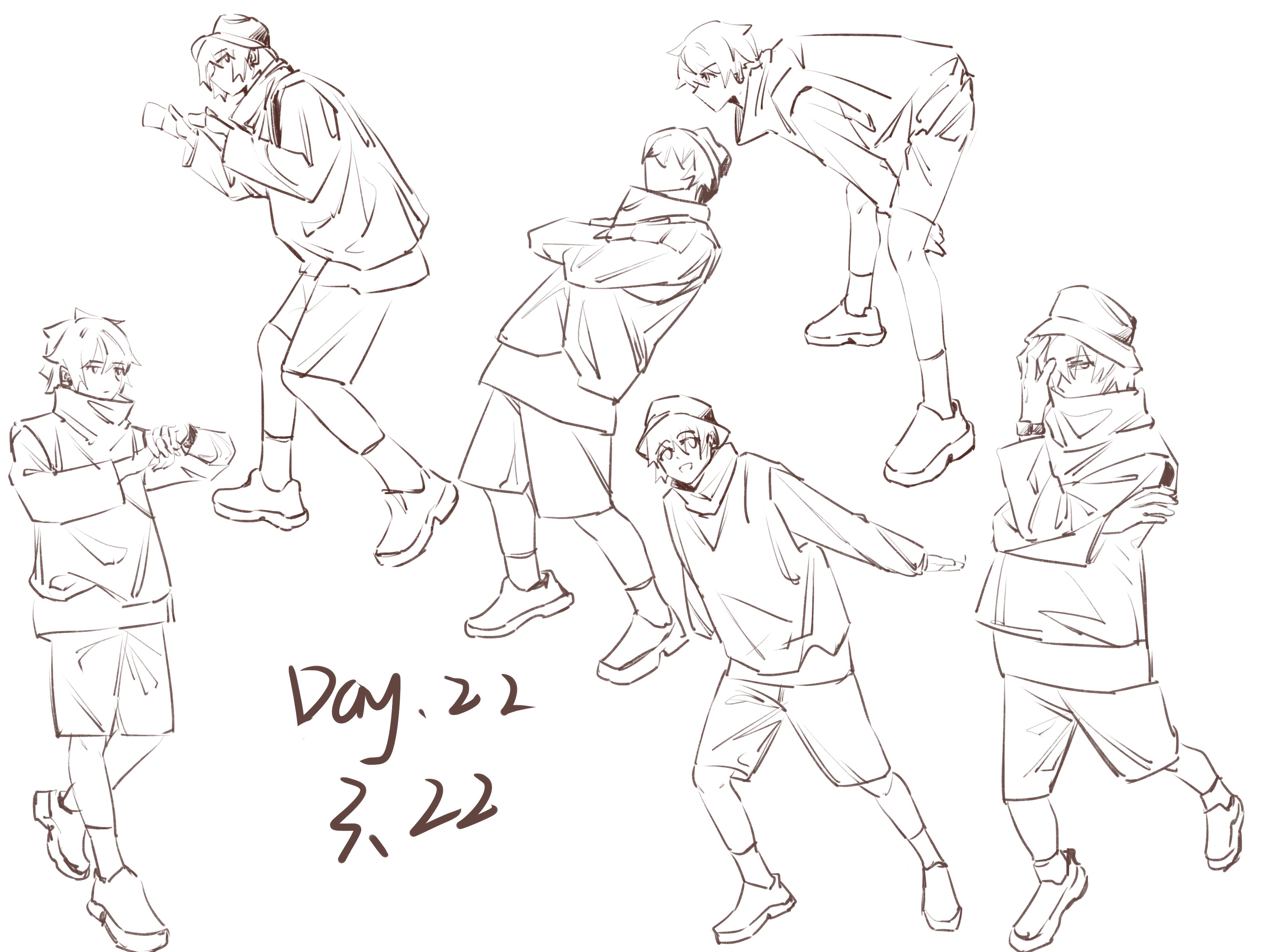 #速写60天挑战赛@速写班长day22_咸鱼零蛰-站酷ZCOOL