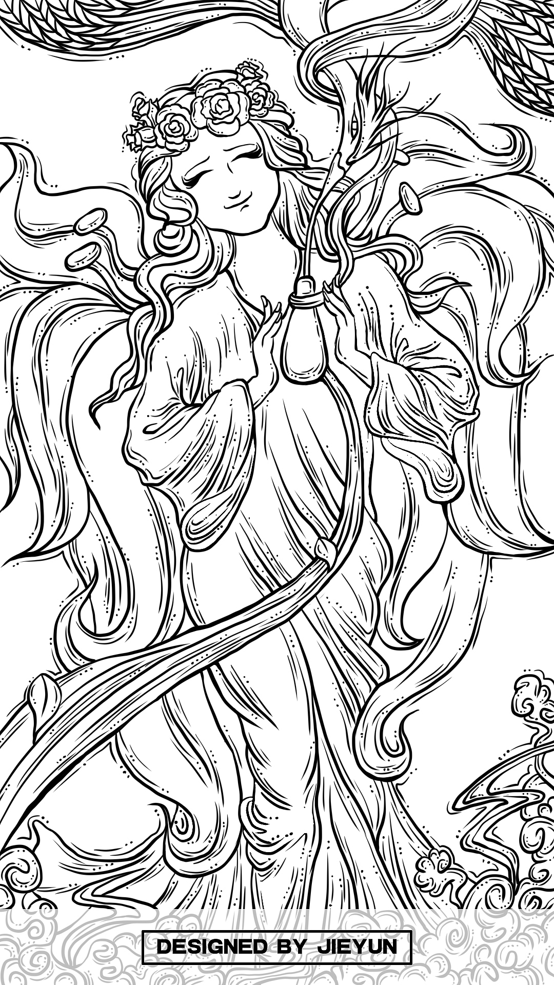 【国潮插画】女神节！_小洁云JIEYUN-站酷ZCOOL