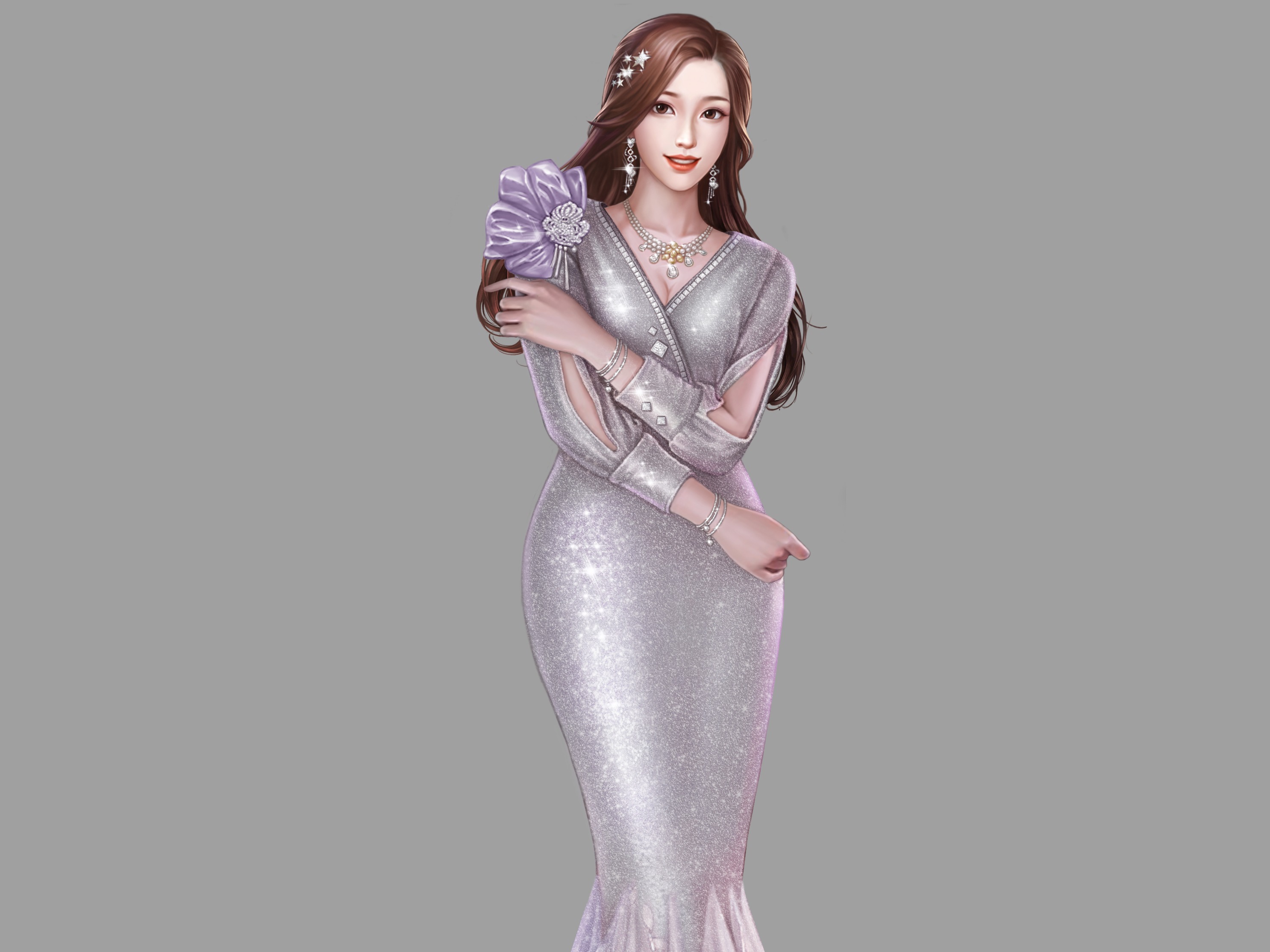 现代美女3_露娜XUAN-站酷ZCOOL