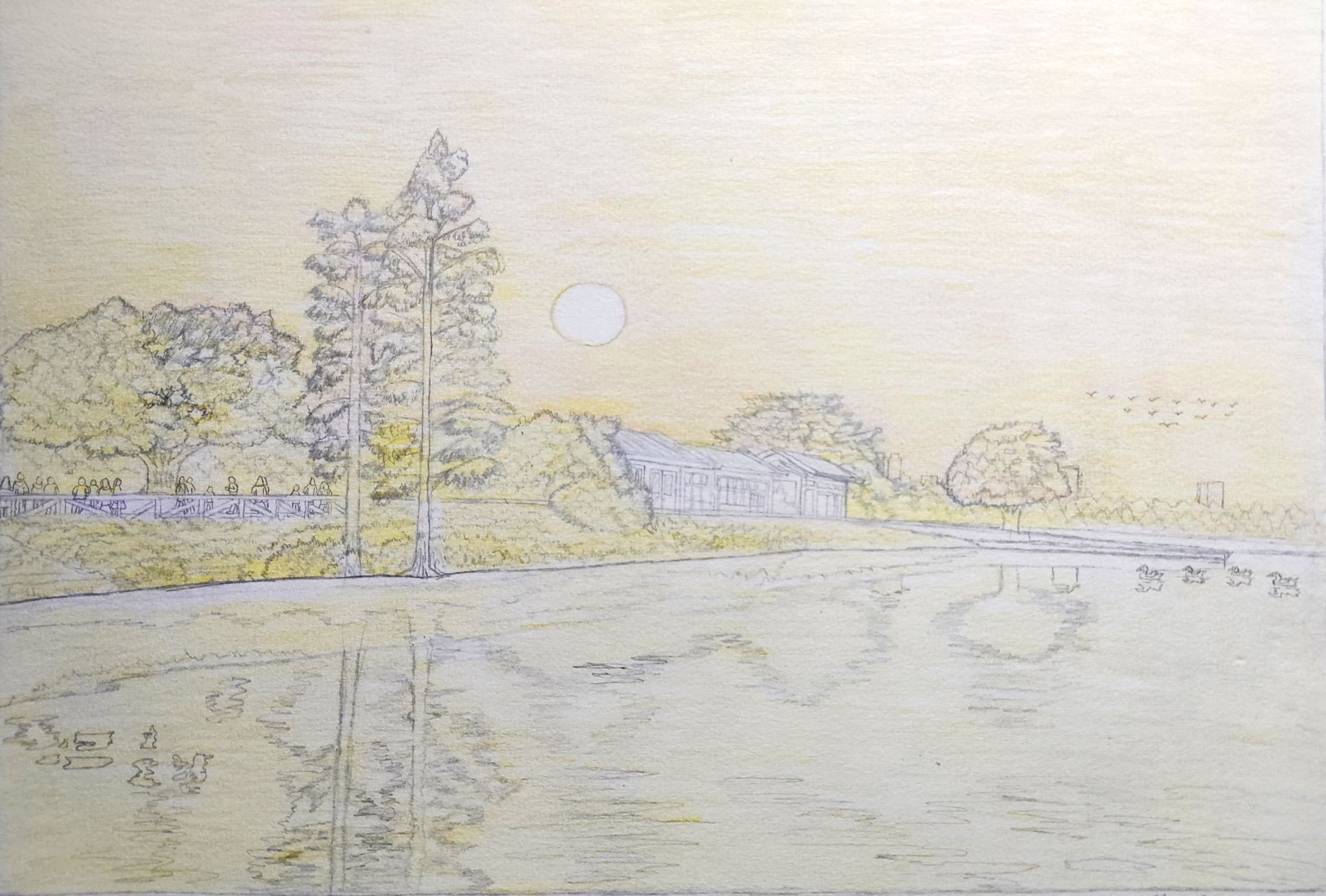 海珠湖的一角（一）_汤俊文MRTJW-站酷ZCOOL