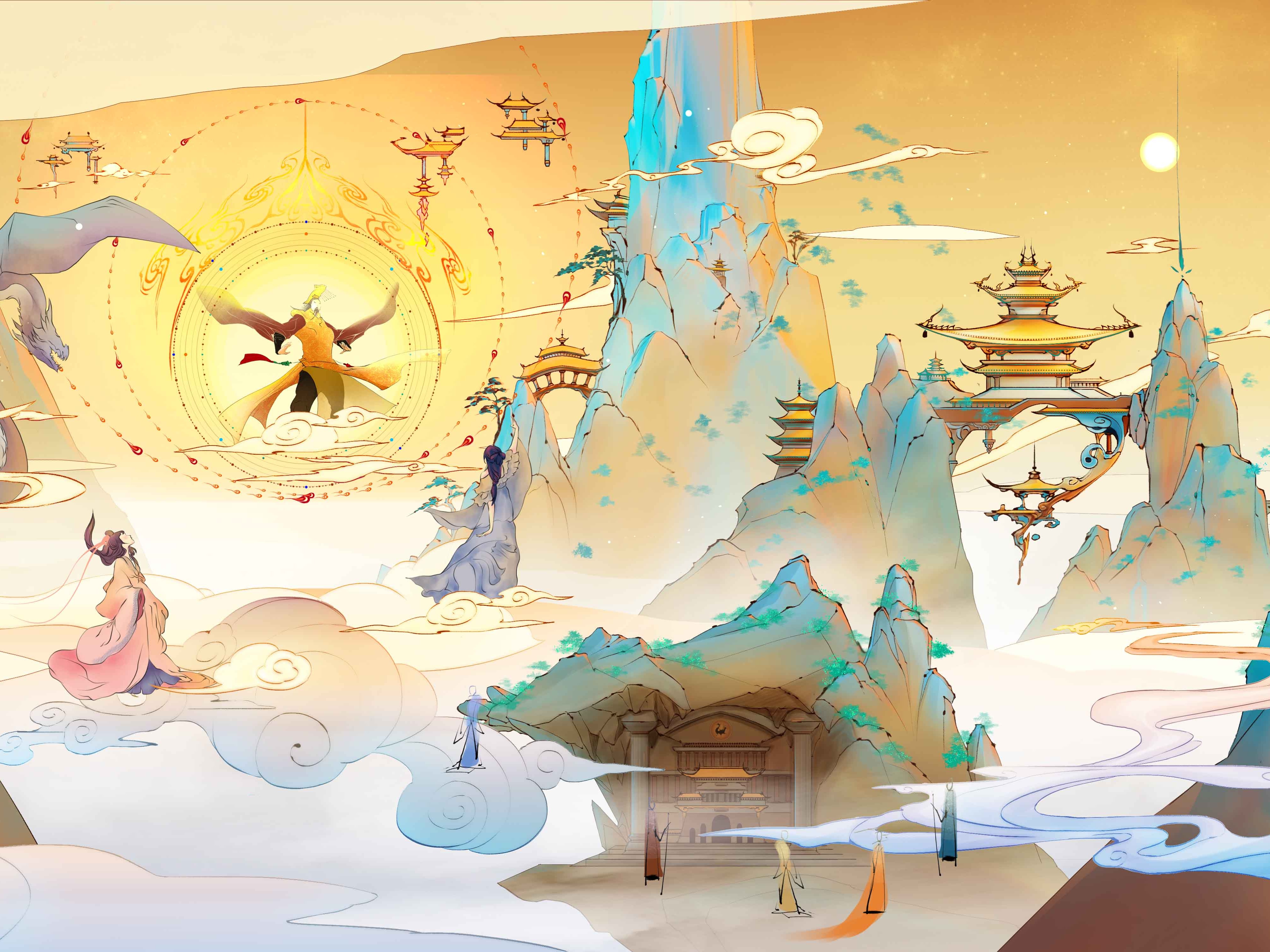 《山海异闻录》官方视频-分镜插画_诺米猪_NuNu-站酷ZCOOL