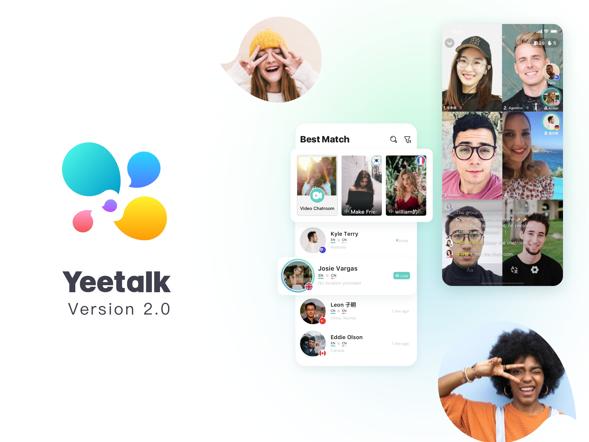 Yeetalk App 2.0 Design_鹿子嘢-站酷ZCOOL
