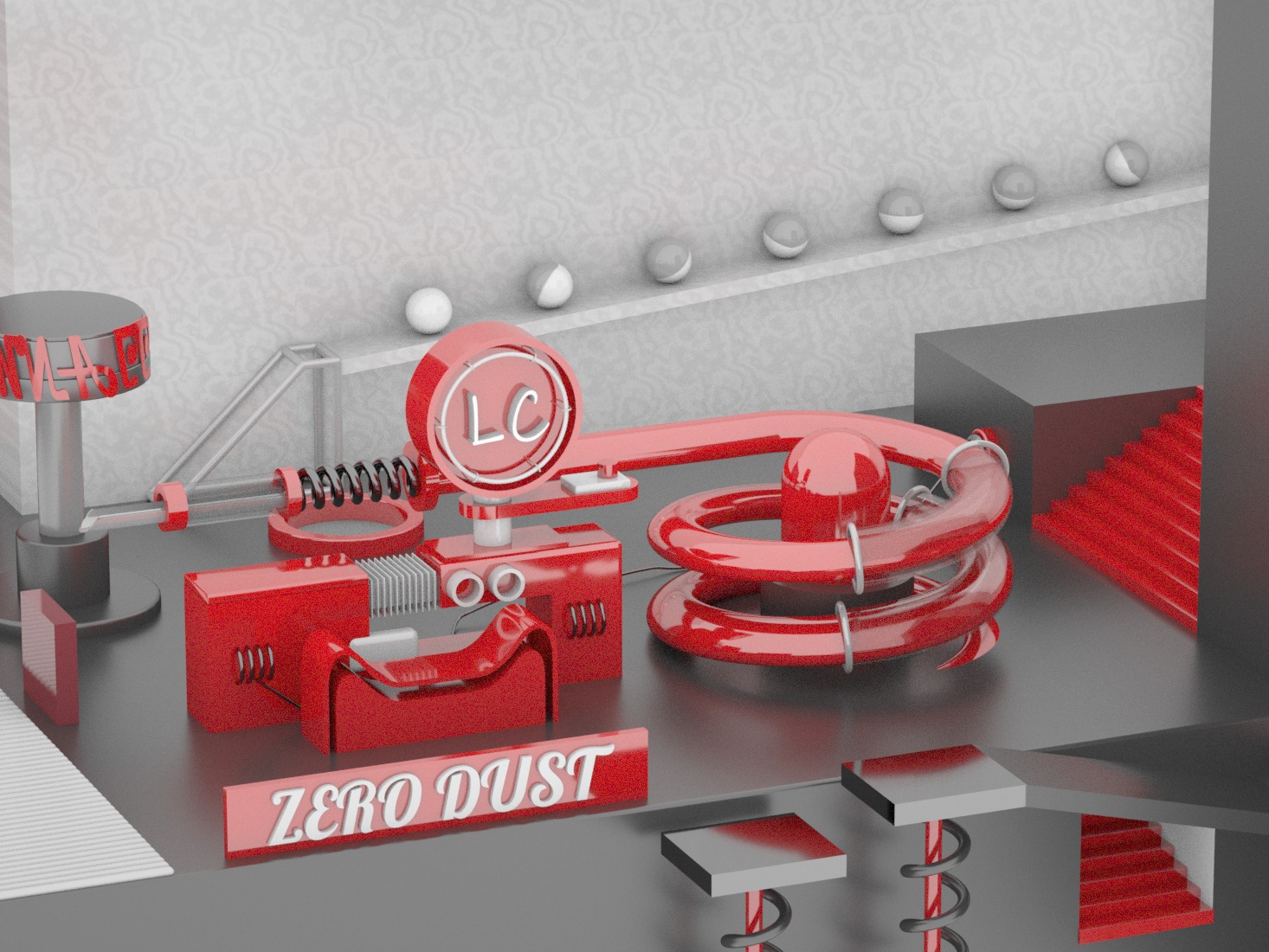 C4D日常练习_zerodust-站酷ZCOOL