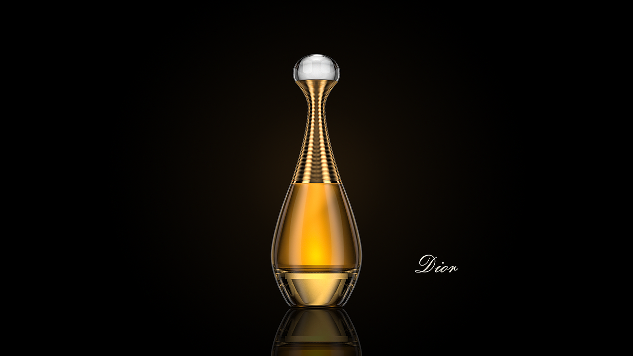 三维产品-迪奥DIOR香水渲染_Y_XIAN-站酷ZCOOL