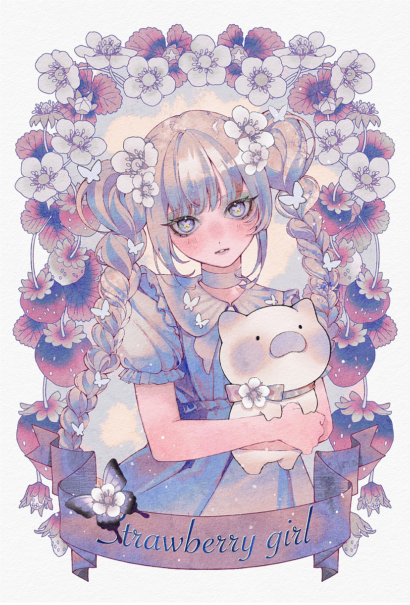 浆紫草莓_KUME九米-站酷ZCOOL