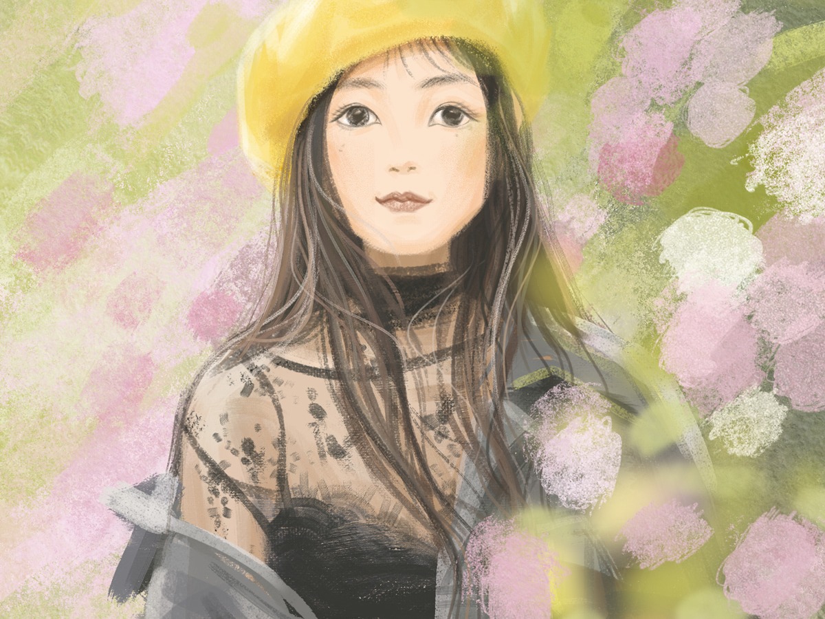 插画头像练习——蔷薇花_洋羊621-站酷ZCOOL