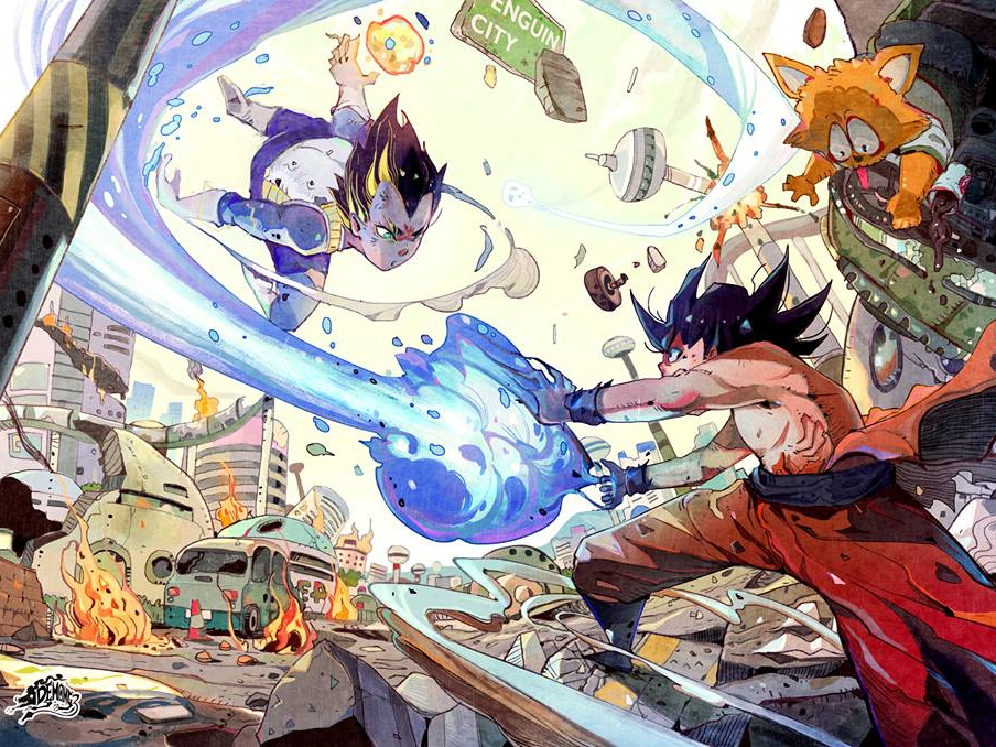 Dbz Legacy Art concept_Olivierin3d-站酷ZCOOL