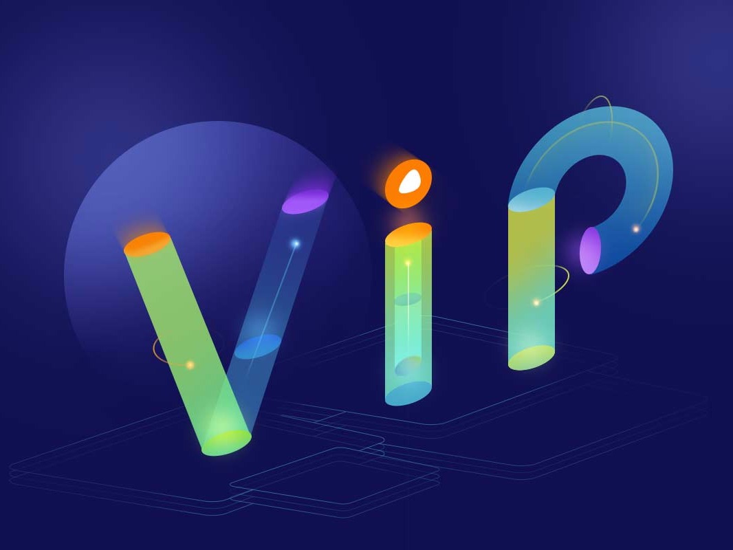 vip科技感字体制作_晚馤-站酷ZCOOL