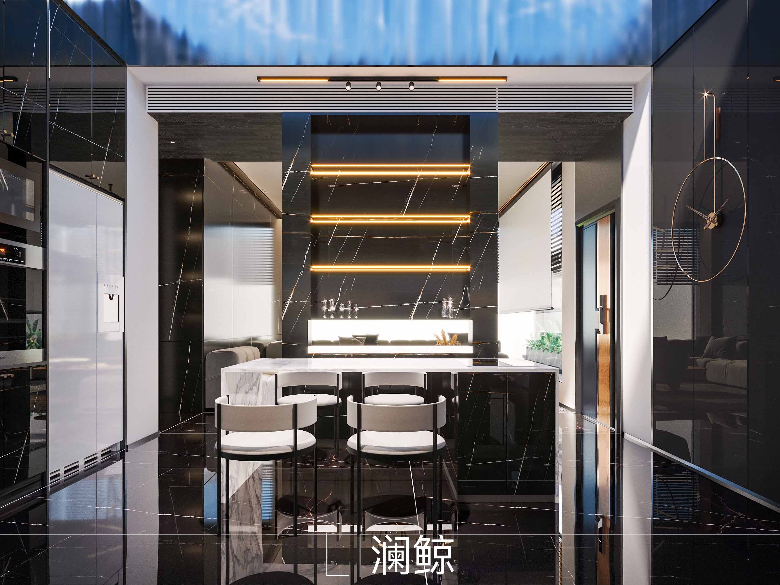 现代风格120平_长春Design_禹-站酷ZCOOL