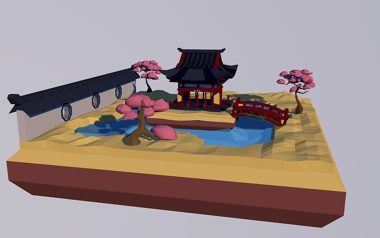 Lowpoly低多边形作品_乔_山-站酷ZCOOL