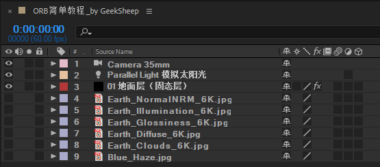 不定期教程 | AE超强插件【ORB】一键制作星球效果的免费插件 _极客羊工作室-站酷ZCOOL
