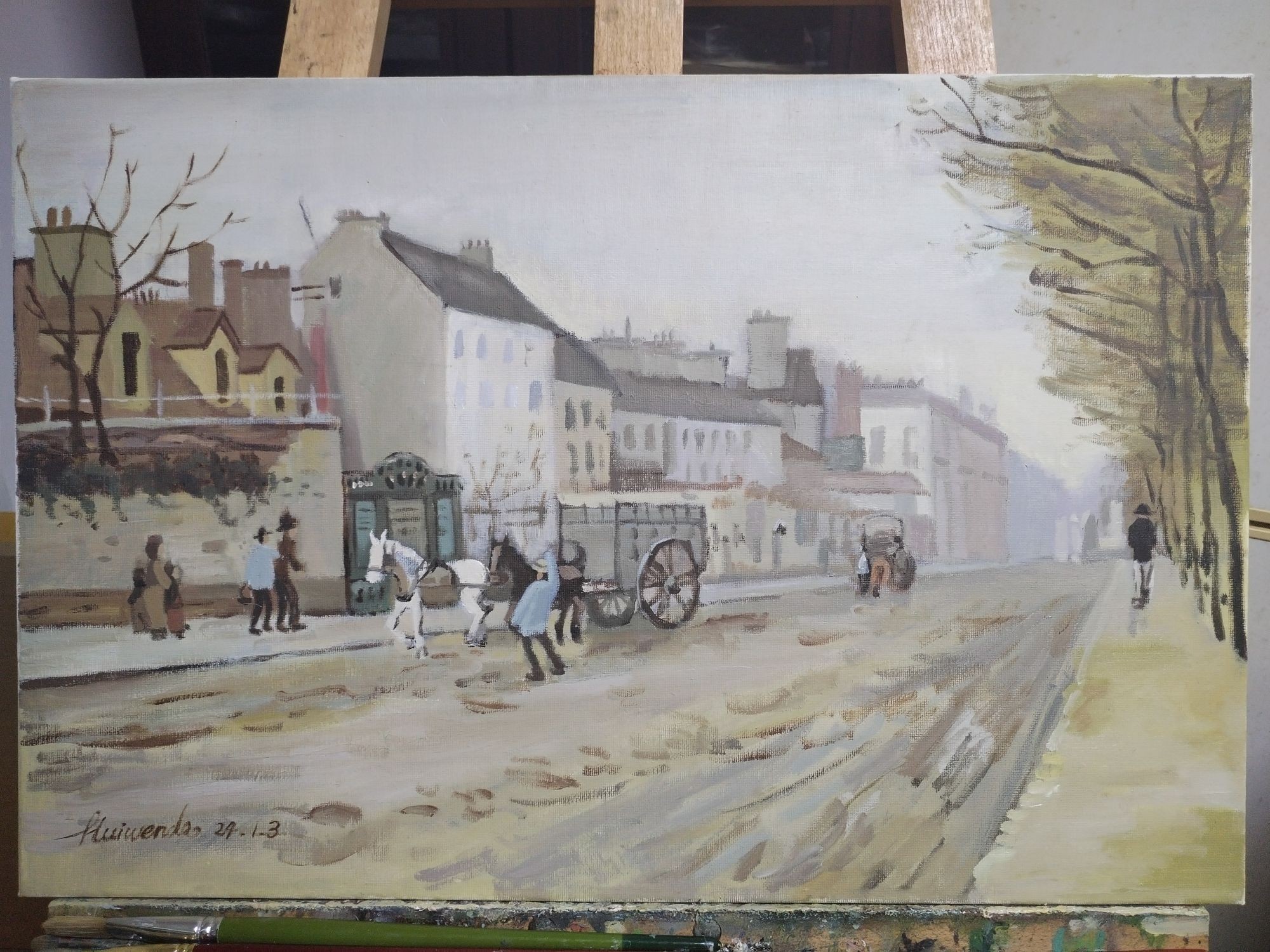 新年的第一幅油画_芭比巴芘布-站酷ZCOOL