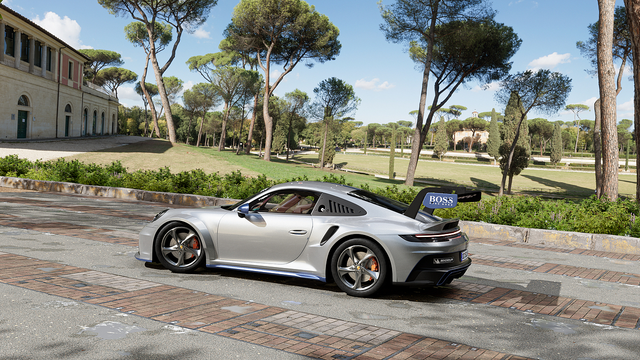 保时捷Porsche 911 GT3 Cup 2021_无与伦比c-站酷ZCOOL