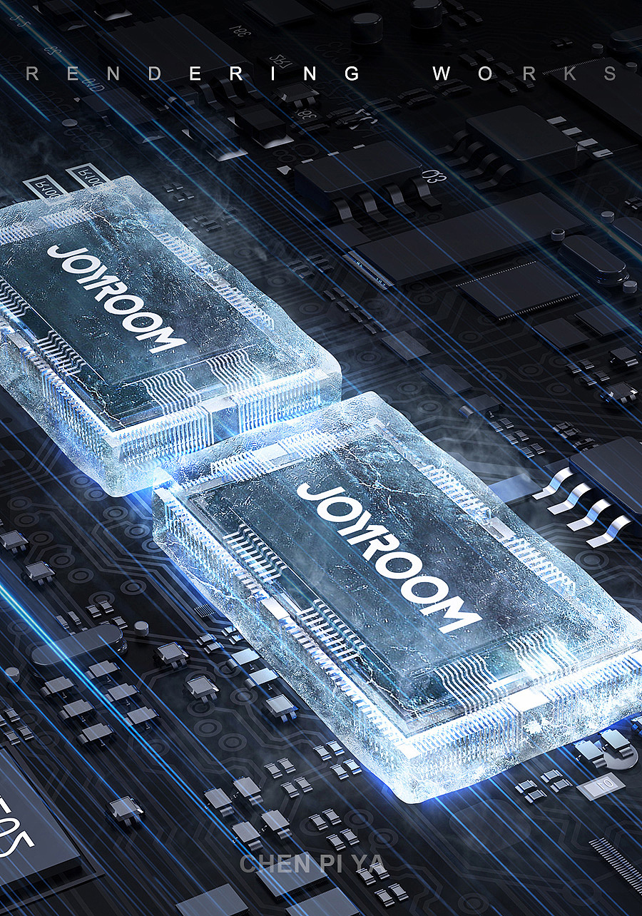 JOYROOM 机乐堂 2022年度渲染作品总结_陈皮呀-站酷ZCOOL