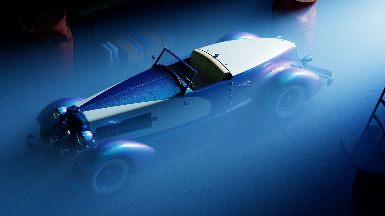 Duesenberg SJ Speedster 1933_CG_聽風s-站酷ZCOOL