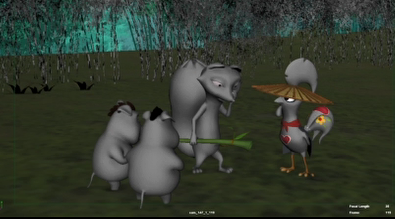 3D动物动画 少儿动画 三维动画_七彩猴1江尚-站酷ZCOOL