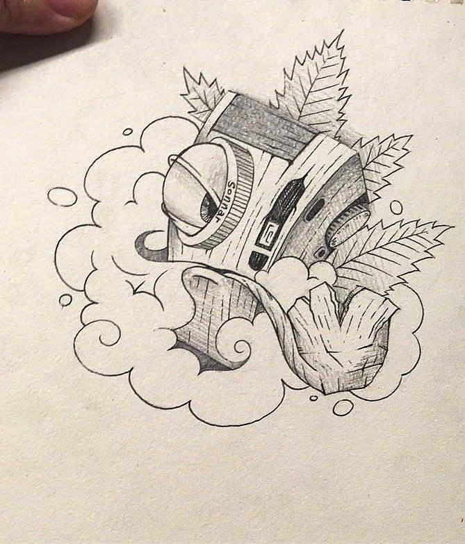 tattoo-烟斗相机_pgmw-站酷ZCOOL