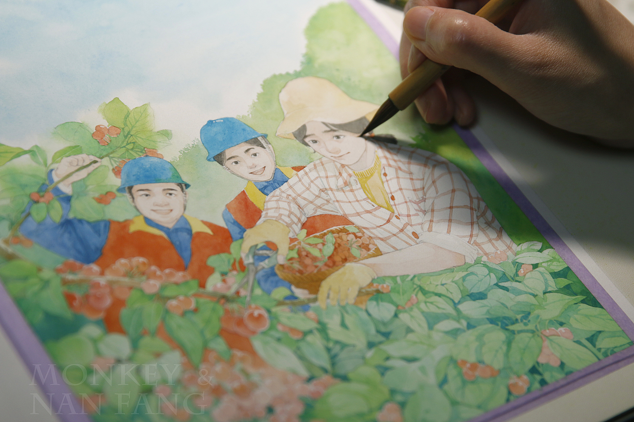 国家电网24节气插画（夏）_王俊宇Monkey-站酷ZCOOL