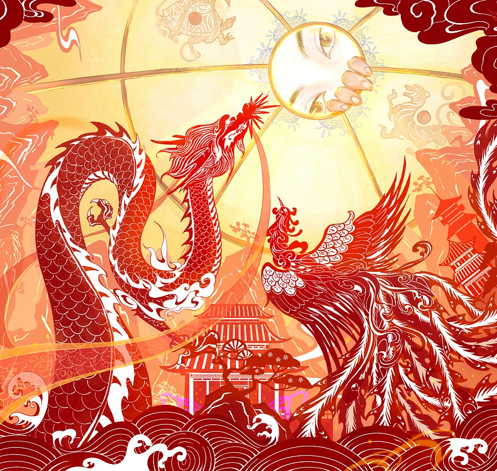 一些关于龙的想法/龙插画合集_壹橙yicheng-站酷ZCOOL