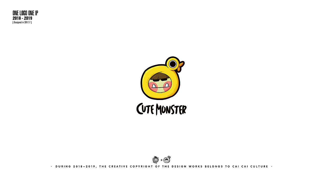 ONE LOGO ONE IP 2018/2019|平面|IP形象|蔡蔡文化_原创作品-站酷ZCOOL