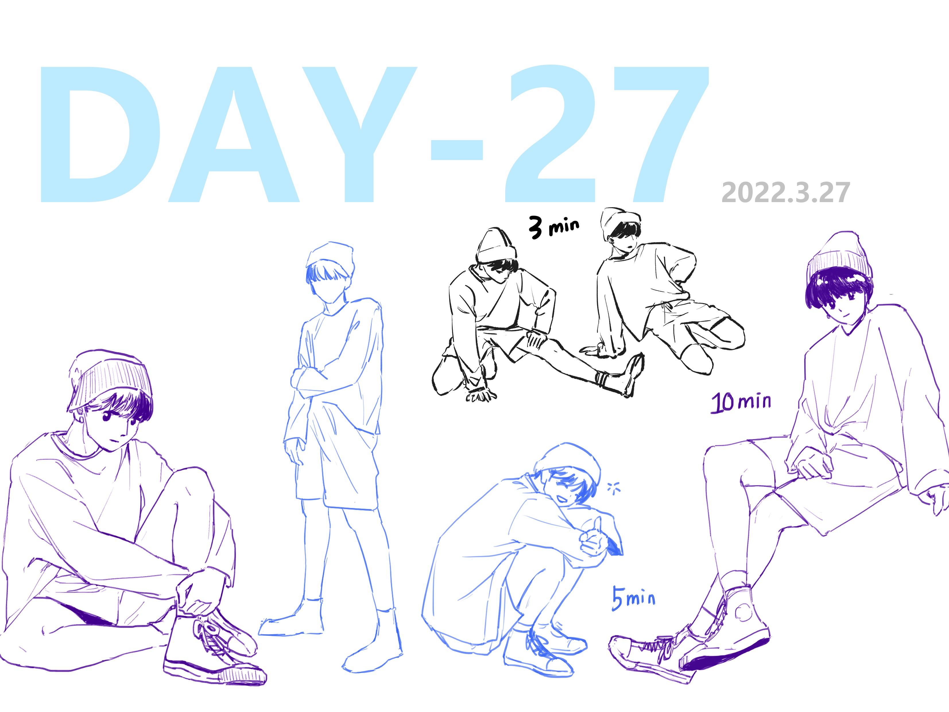 #速写60天挑战赛#DAY27@速写班长_寿司领带-站酷ZCOOL