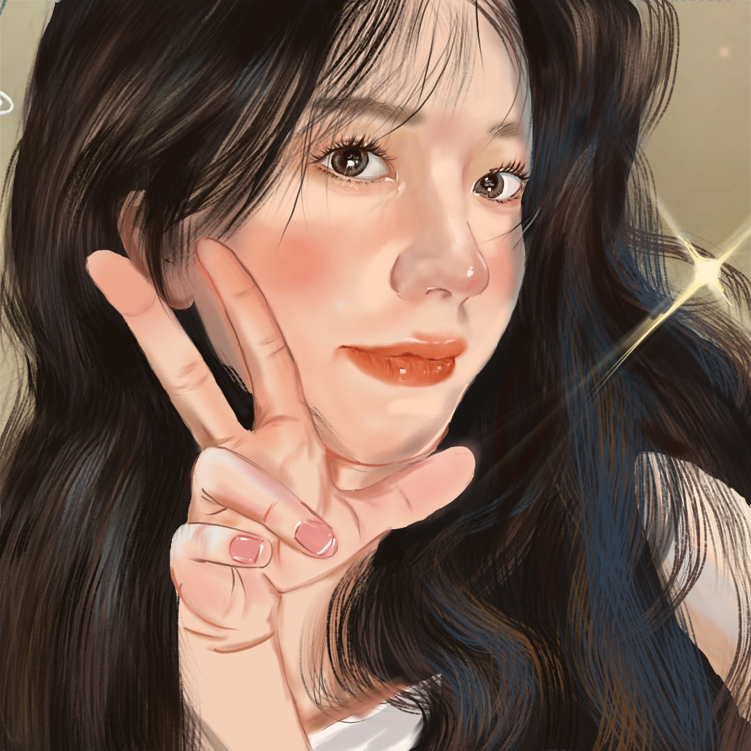 比耶 ️女孩_爱草莓的仙女-站酷ZCOOL