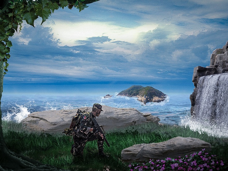 海岛特种兵_HANLZ-站酷ZCOOL