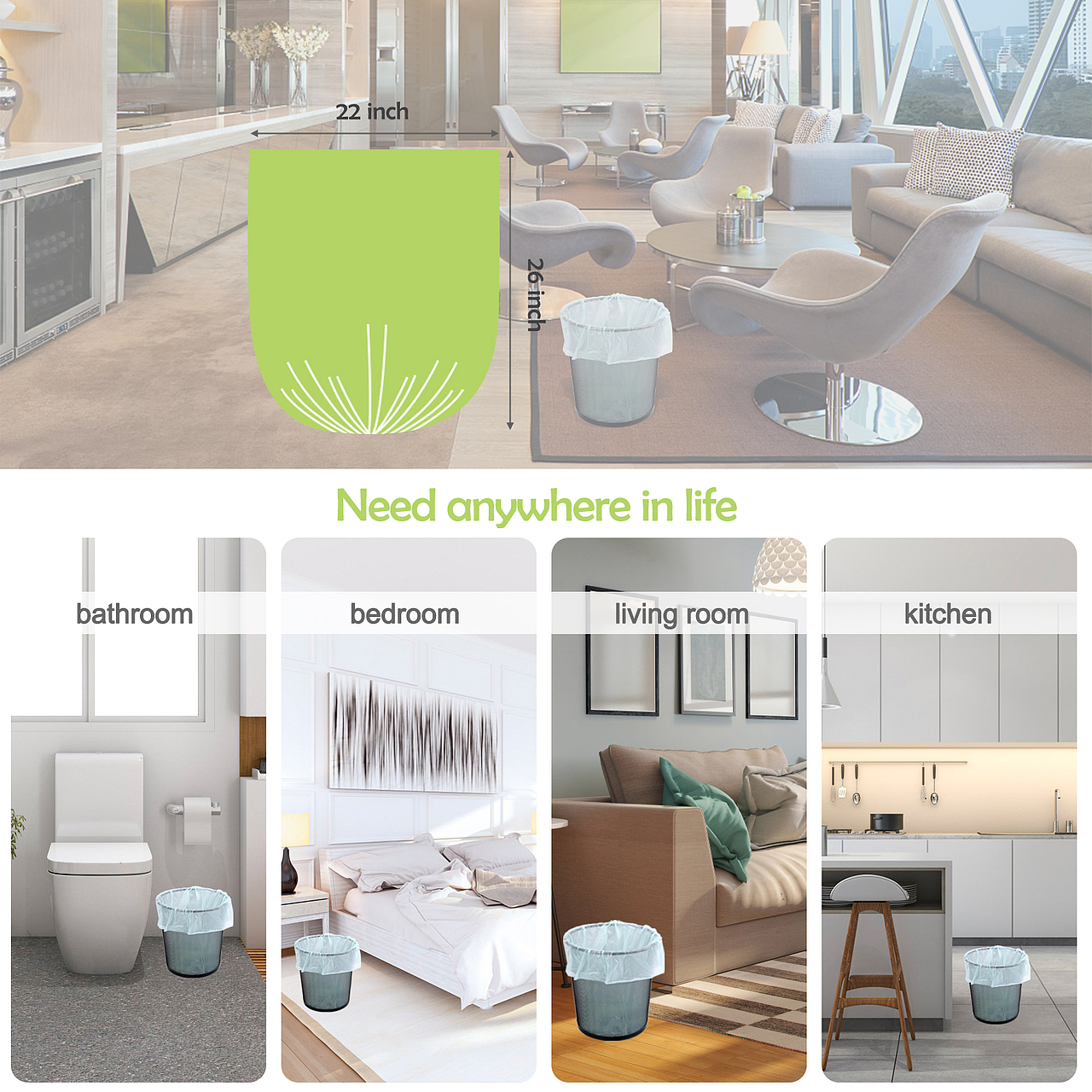 亚马逊主图、A+生活垃圾袋系类_cstszpld-站酷ZCOOL