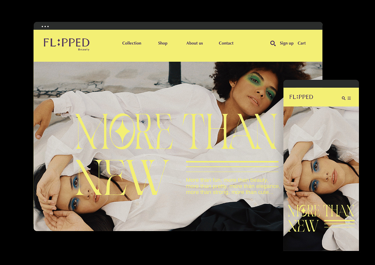 FLIPPED Beauty | Visual Identity Design_Tonetone_Design-站酷ZCOOL