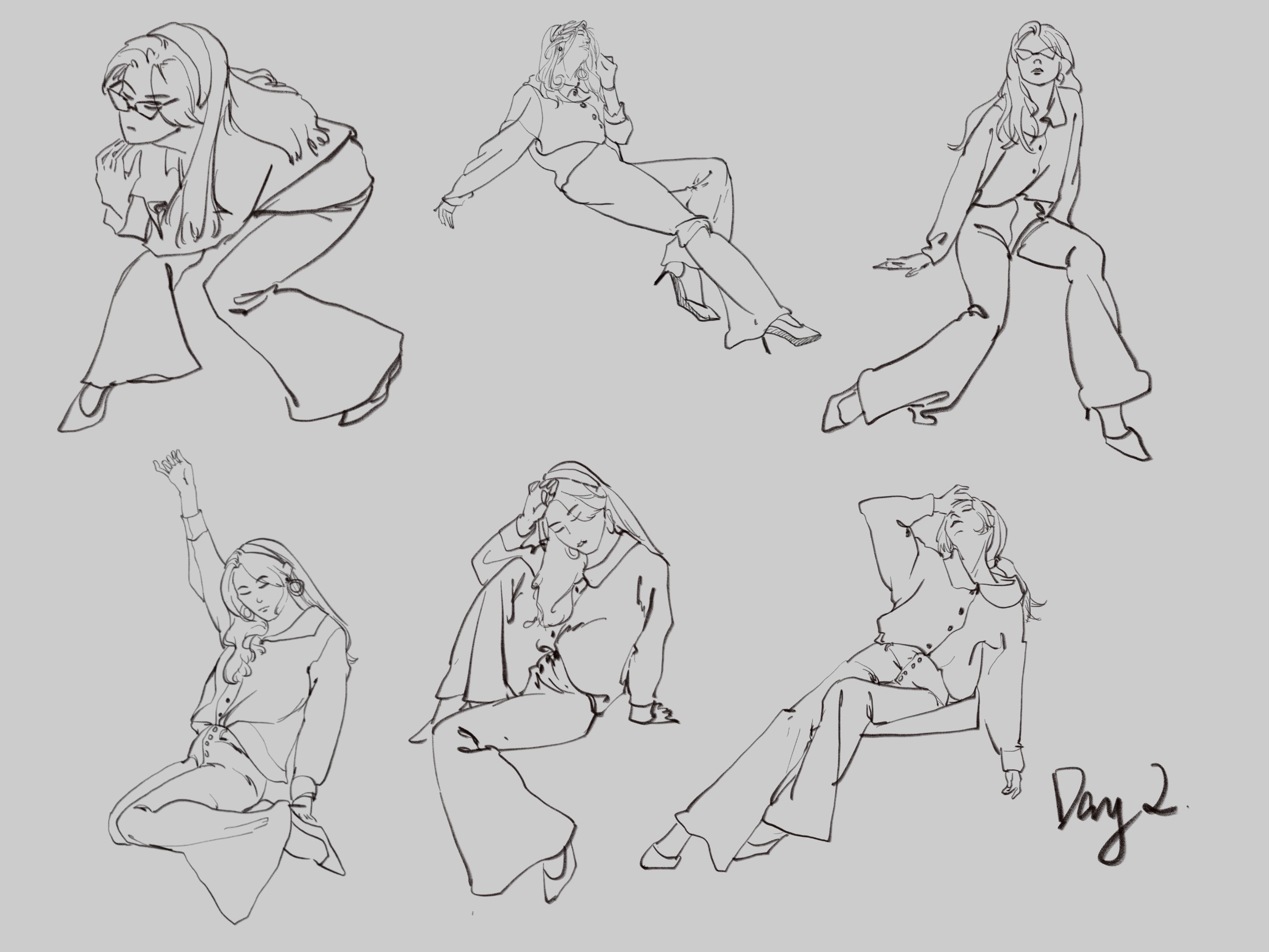 #速写60天挑战赛#Day02@速写班长 _磕糖的七秒-站酷ZCOOL